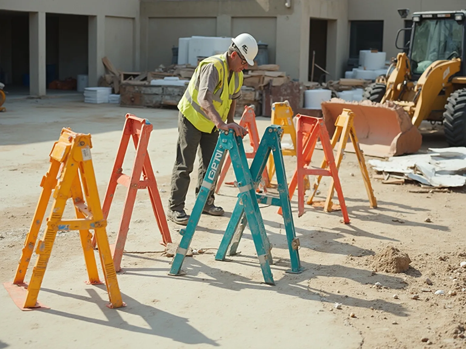 Barricades In Construction