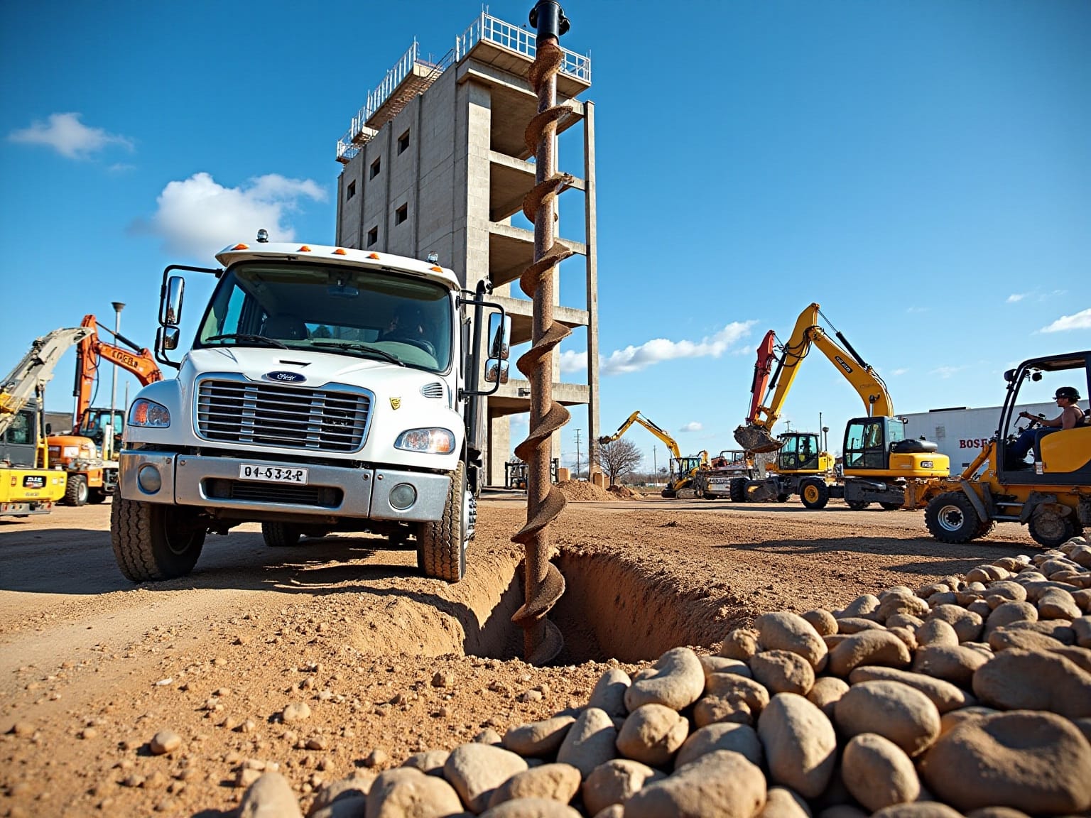7 Benefits of Auger Truck Rental for Construction Projects