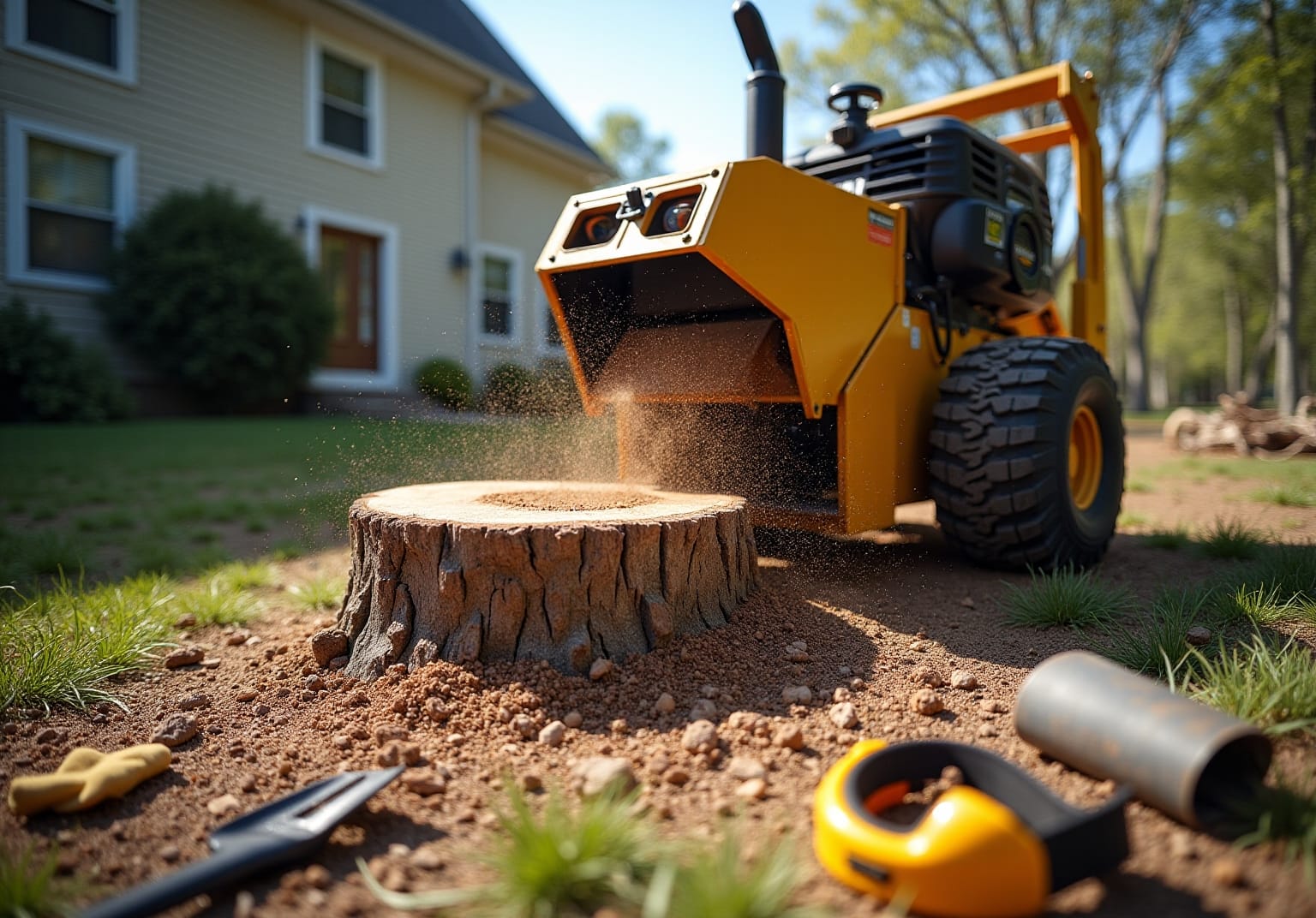 4 Steps to Rent a Tree Stump Grinder for Your Project