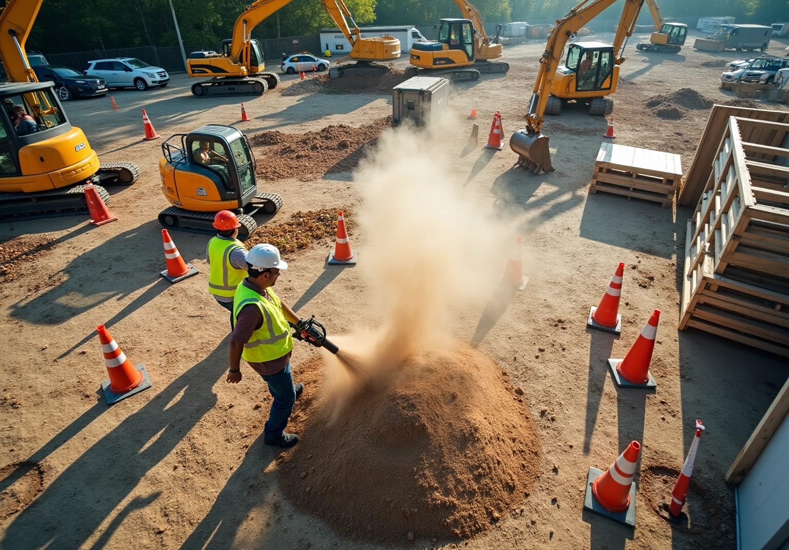 Why Leaf Blower Rentals Boost Construction Project Efficiency