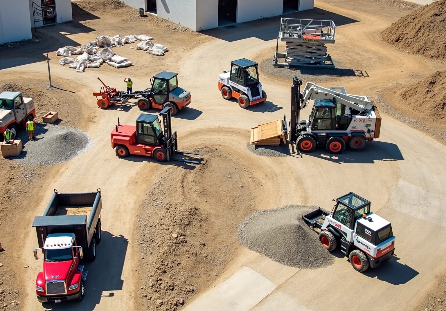 10 Essential Material Handling Equipment Rentals for Construction