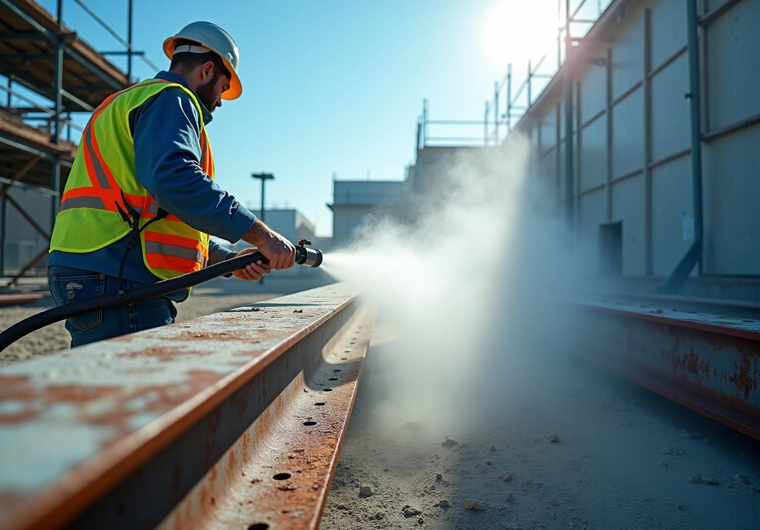 7 Benefits of Wet Blaster Rental for Construction Projects