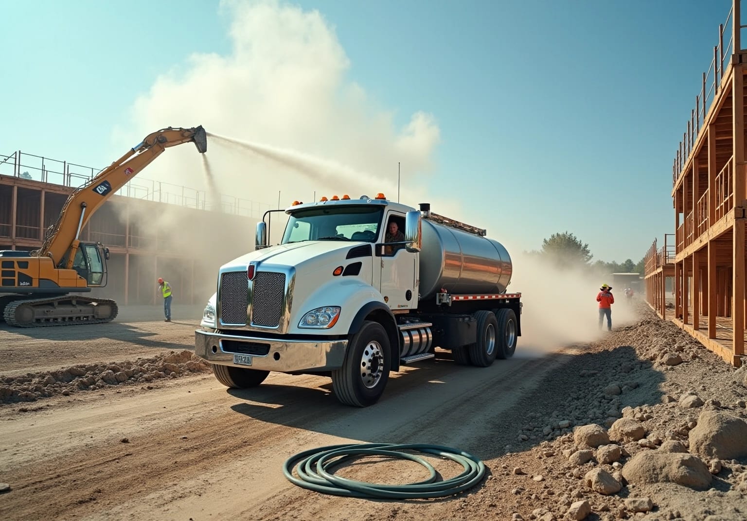 7 Benefits of Water Wagon Rental for Construction Projects