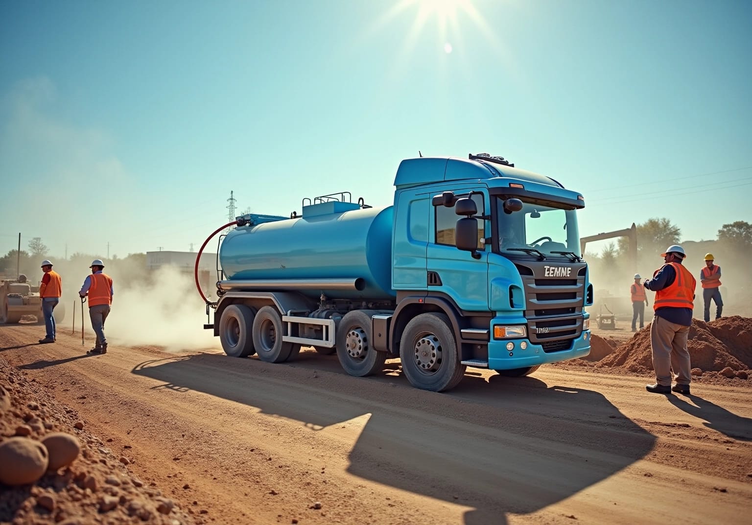 7 Benefits of Small Water Truck Rental for Construction Projects