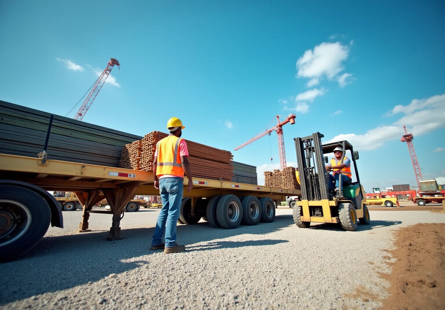 7 Benefits of Trailer Rental Flatbed for Construction Projects