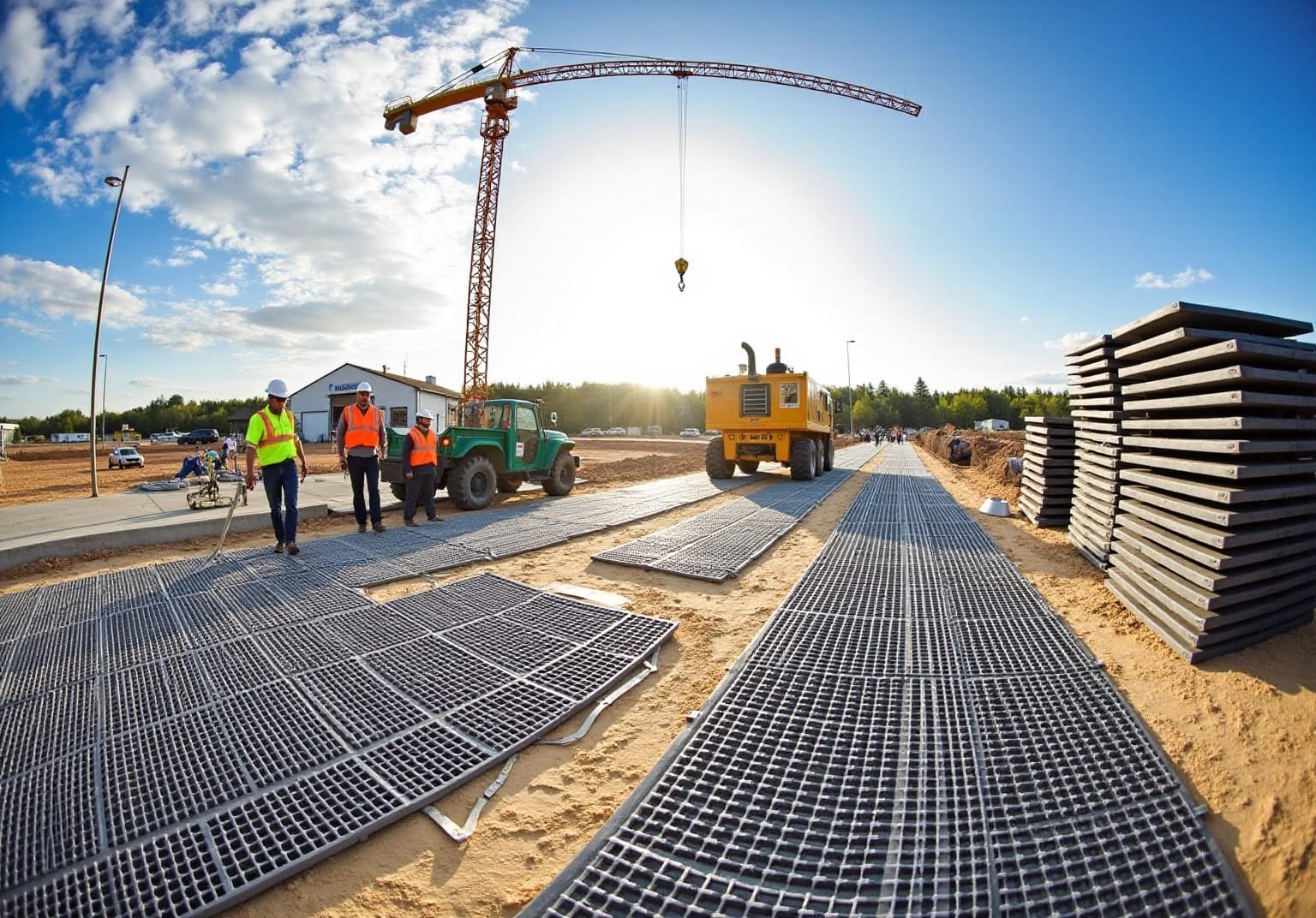 10 Benefits of Composite Mats for Rent in Construction Projects