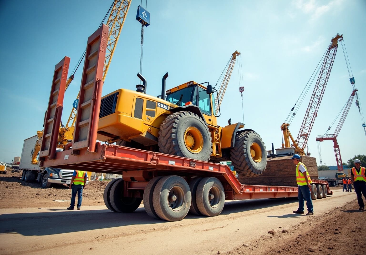 7 Benefits of Step Deck Rental for Construction Projects