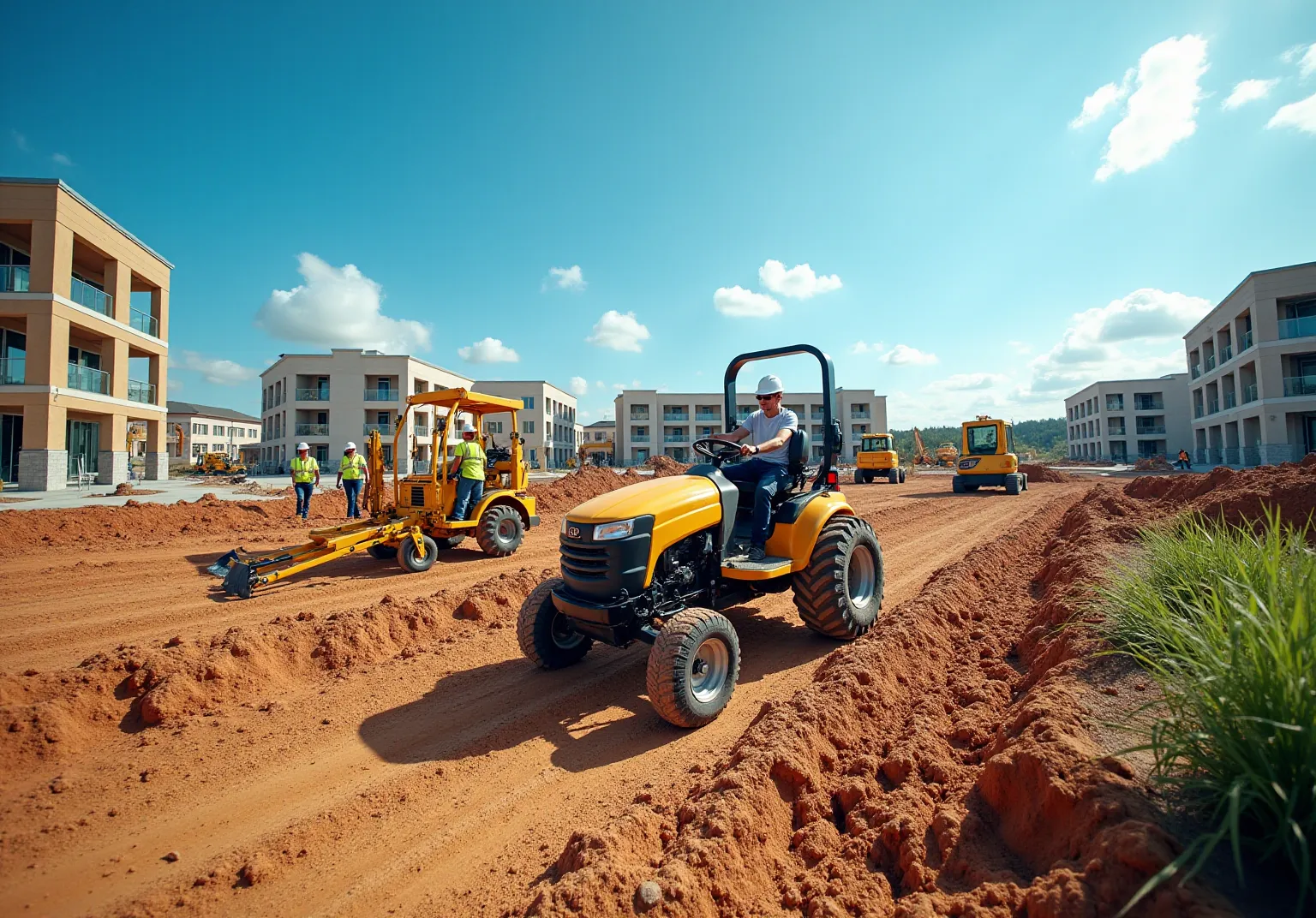Why Lawn Tractor Rentals Boost Construction Efficiency and Savings