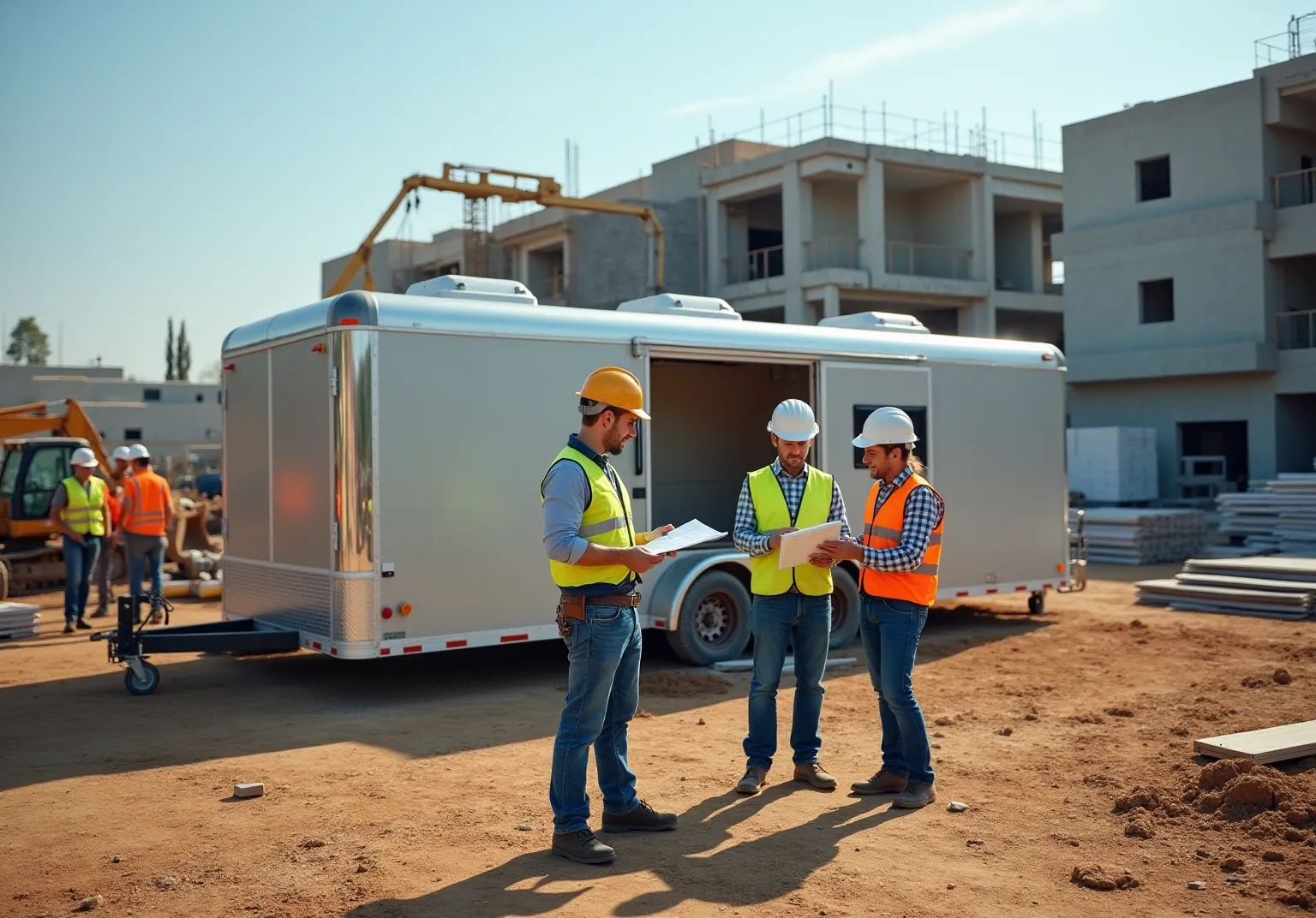 10 Benefits of Jobsite Trailer Rental for Construction Projects