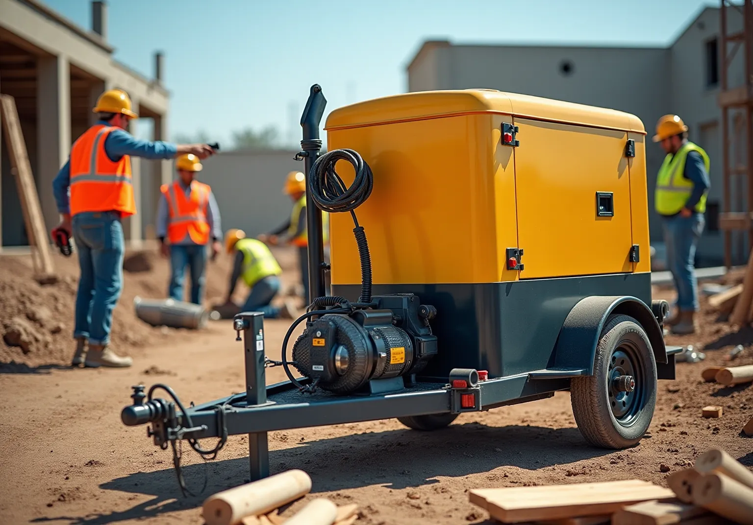 Best Practices for Using Trailer Generators on Construction Sites