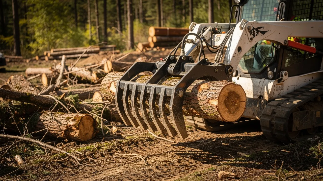 Best Practices for Using a Log Grapple for Skid Steer Effectively