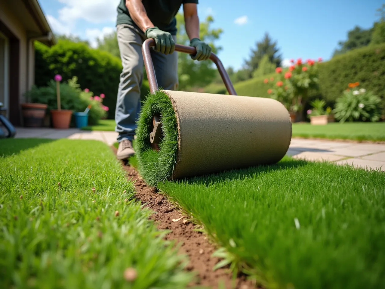 4 Steps to Use a Lawn Roller for Sod Installation