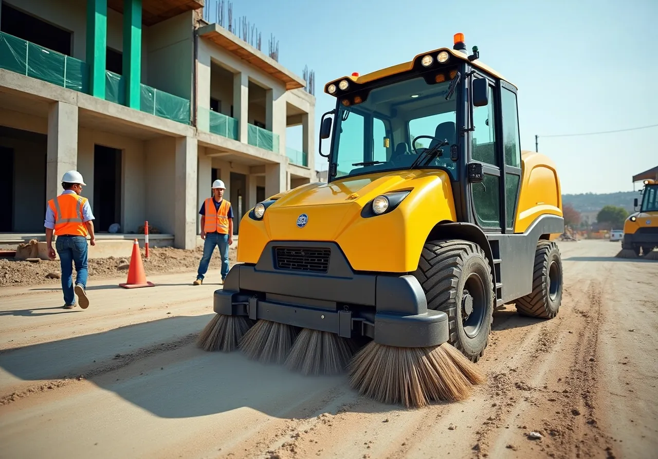 Why Industrial Sweeper Rental is Essential for Construction Success