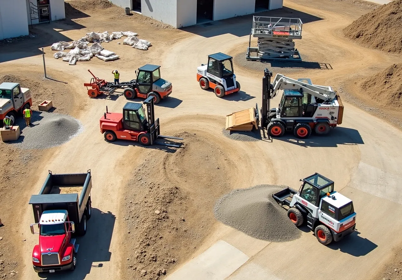 10 Essential Material Handling Equipment Rentals for Construction