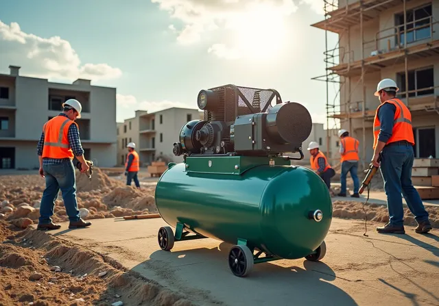 7 Benefits of Using a 900 CFM Compressor for Construction